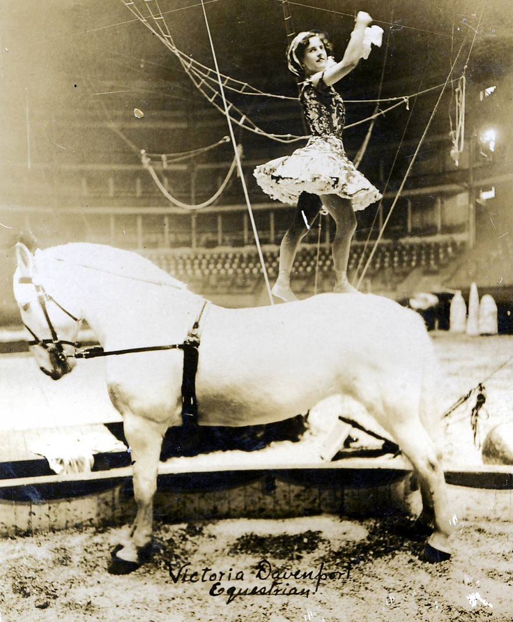 17 Vintage Photos of Circus Horses & Big Top Beauties | HORSE NATION