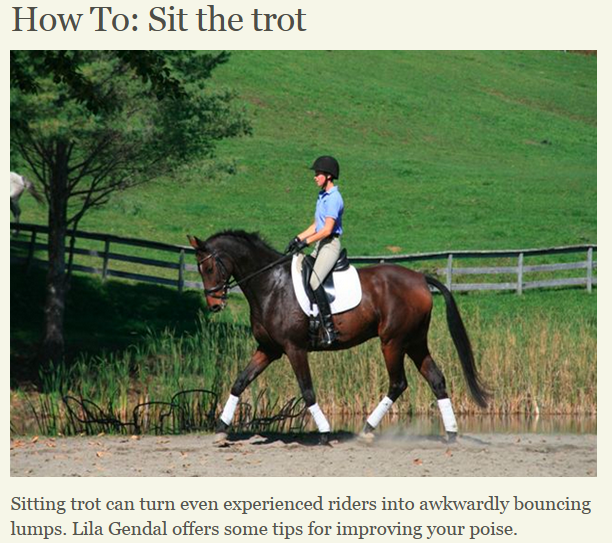 10 ‘Secrets’ to Sit the Trot | HORSE NATION