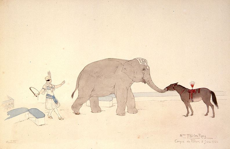 Horses in History: Therese Renz, Equine Circus Performer Extraordinaire ...