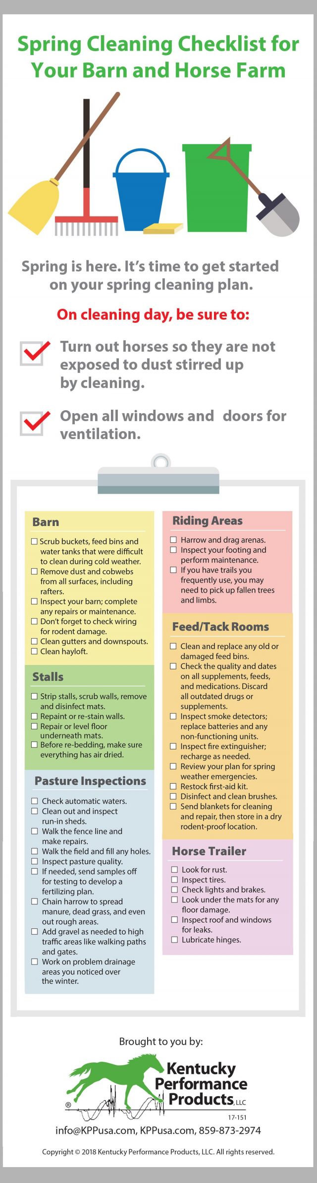 Spring Cleaning Checklist for Your Barn and Horse Farm, Presented by ...